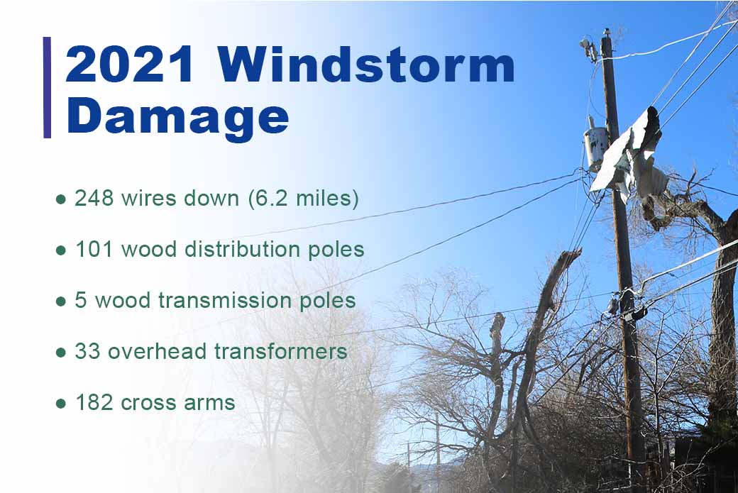 Progress made since December 2021 windstorm